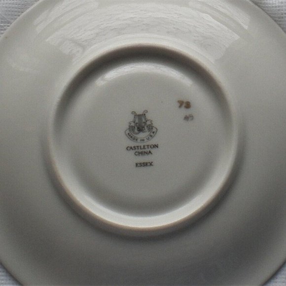 Castleton | Dining | Vintage Castleton China Essex Saucer Saucers 5 78 ...
